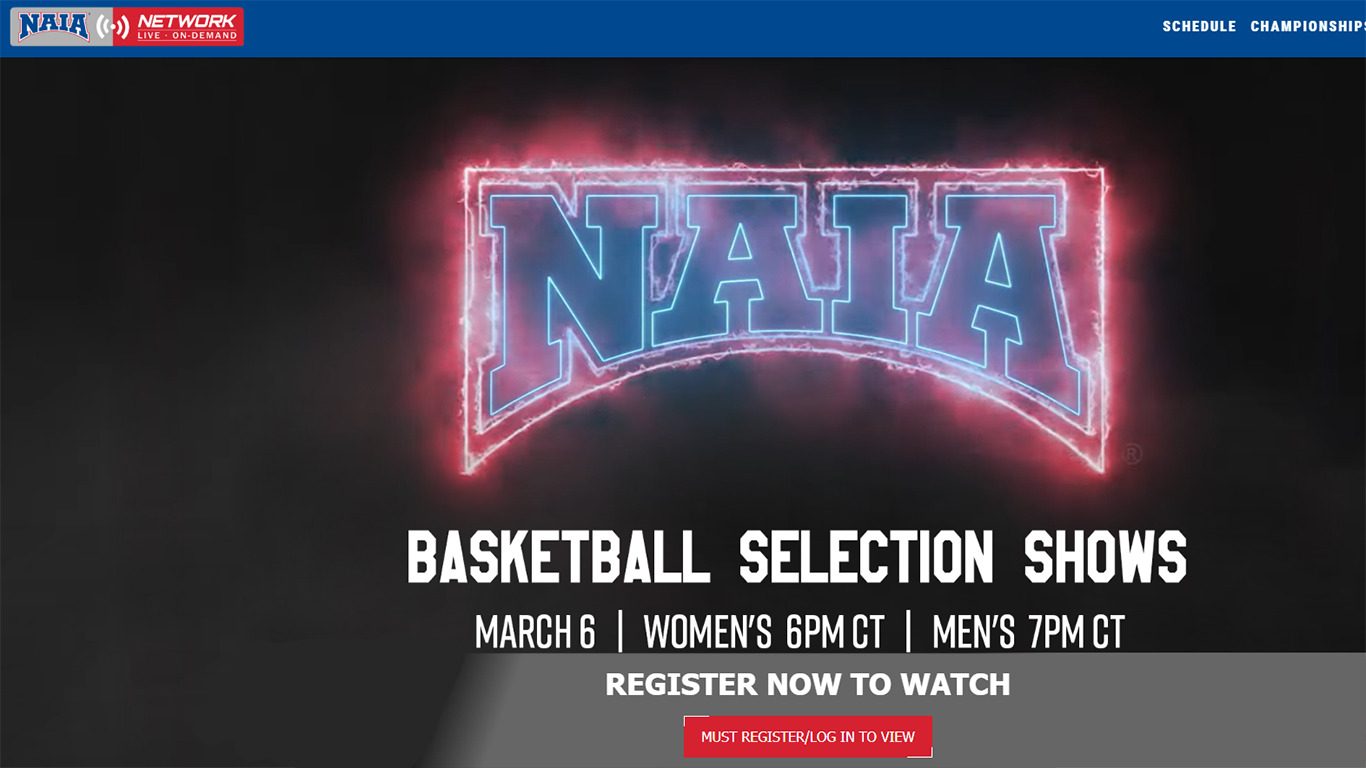 NAIA Basketball Selection Shows Tonight - Victory Sports Network
